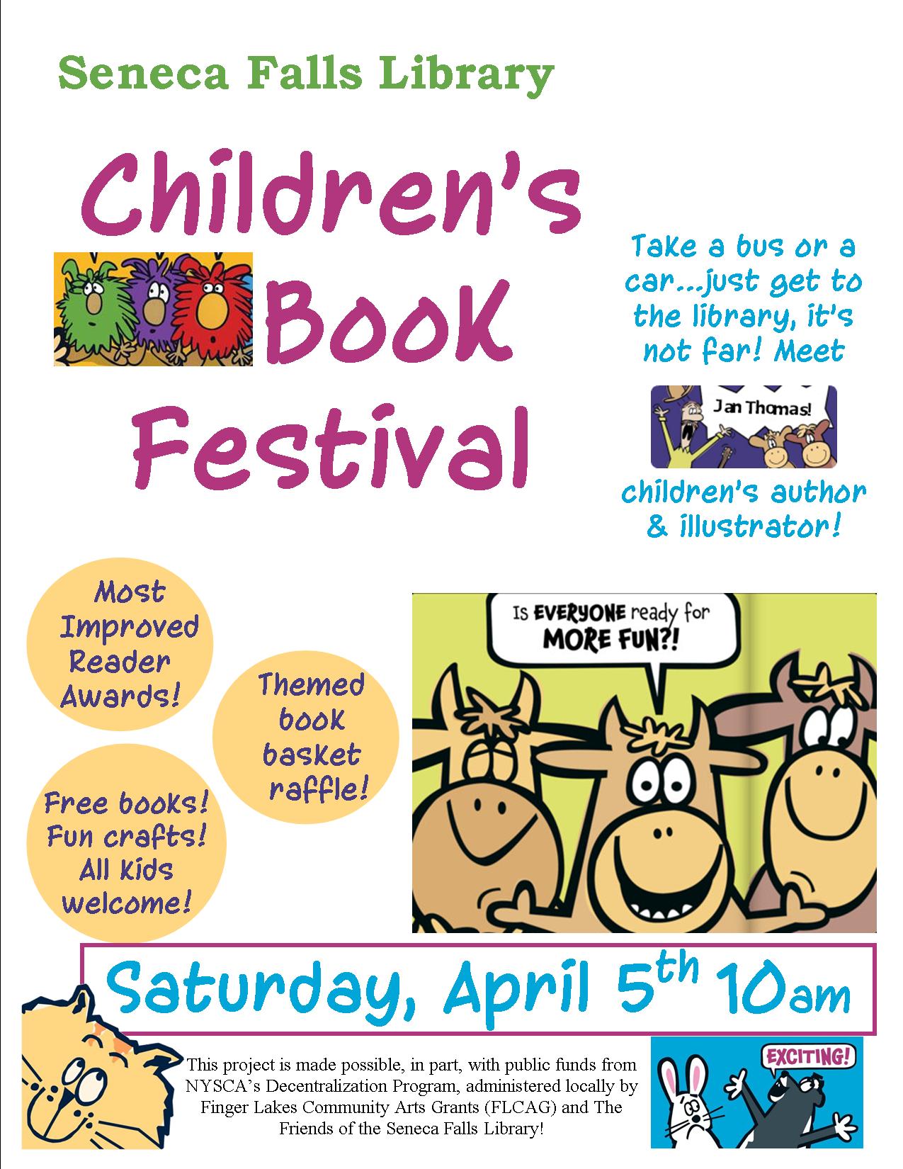 Seneca Falls Children’s Book Festival – Children's Book Council