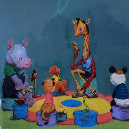 Adam Rex Exhibition – Children's Book Council