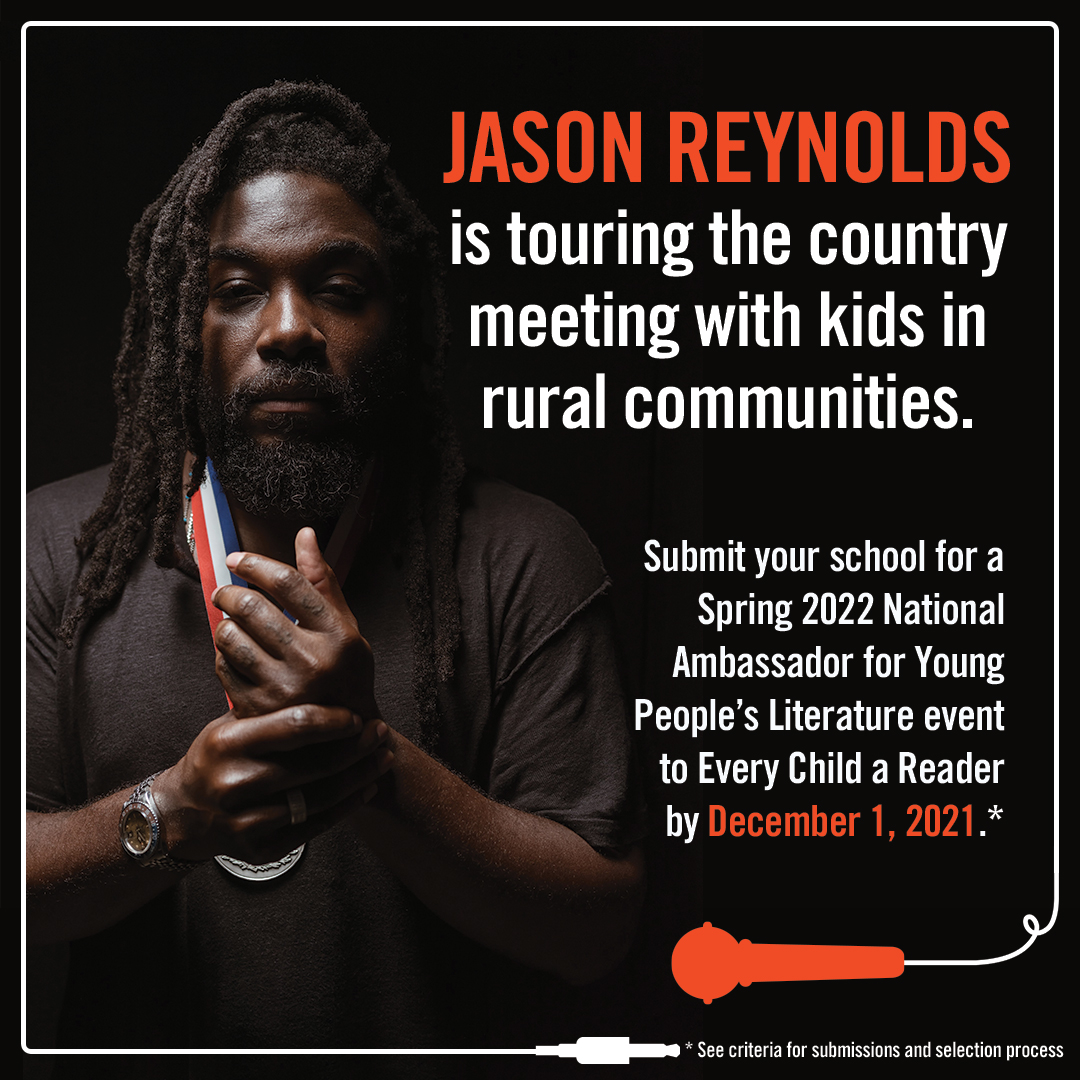 Jason Reynolds to Serve Third Year as National Ambassador for Young ...