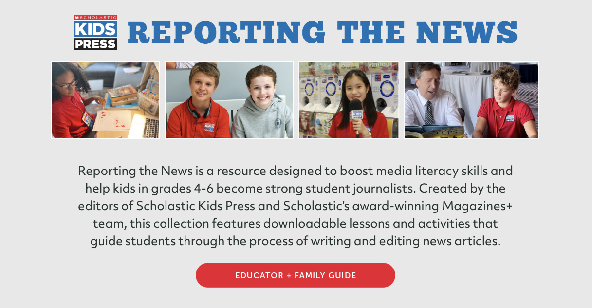 Q&A: Reporting the News and Media Literacy – Children's Book Council